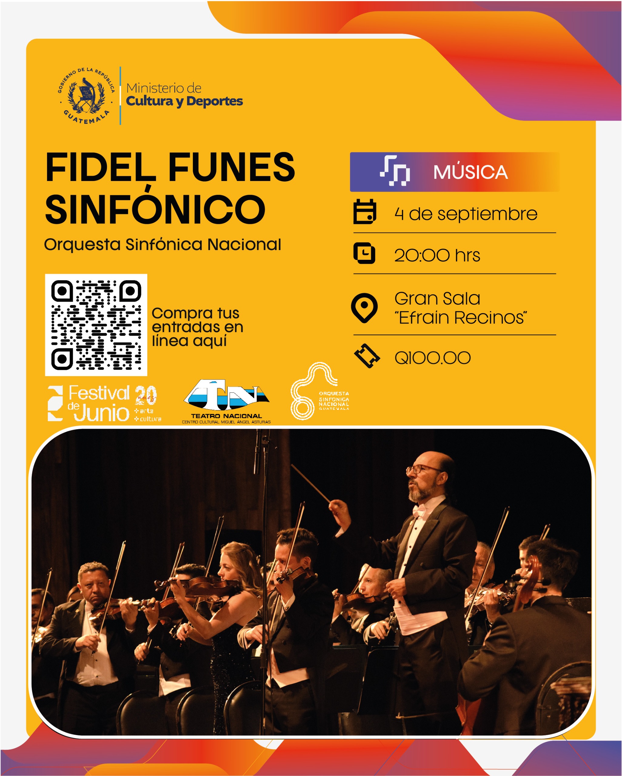 FIDEL FUNES SINFÓNICO – Festival de Junio